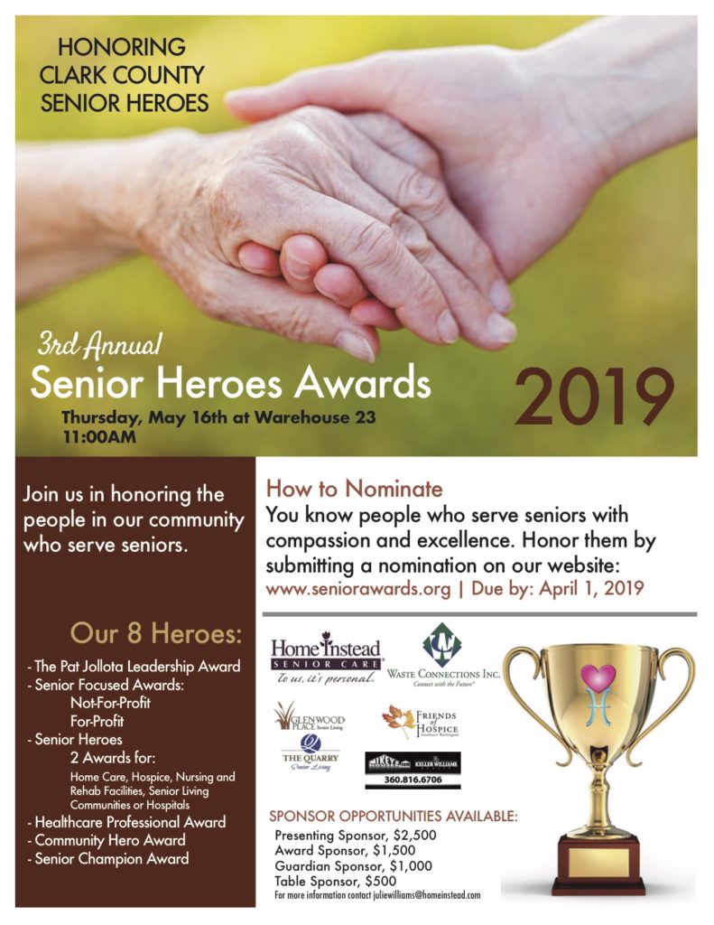 Senior Heroes Awards Flyer - Retirement Connection