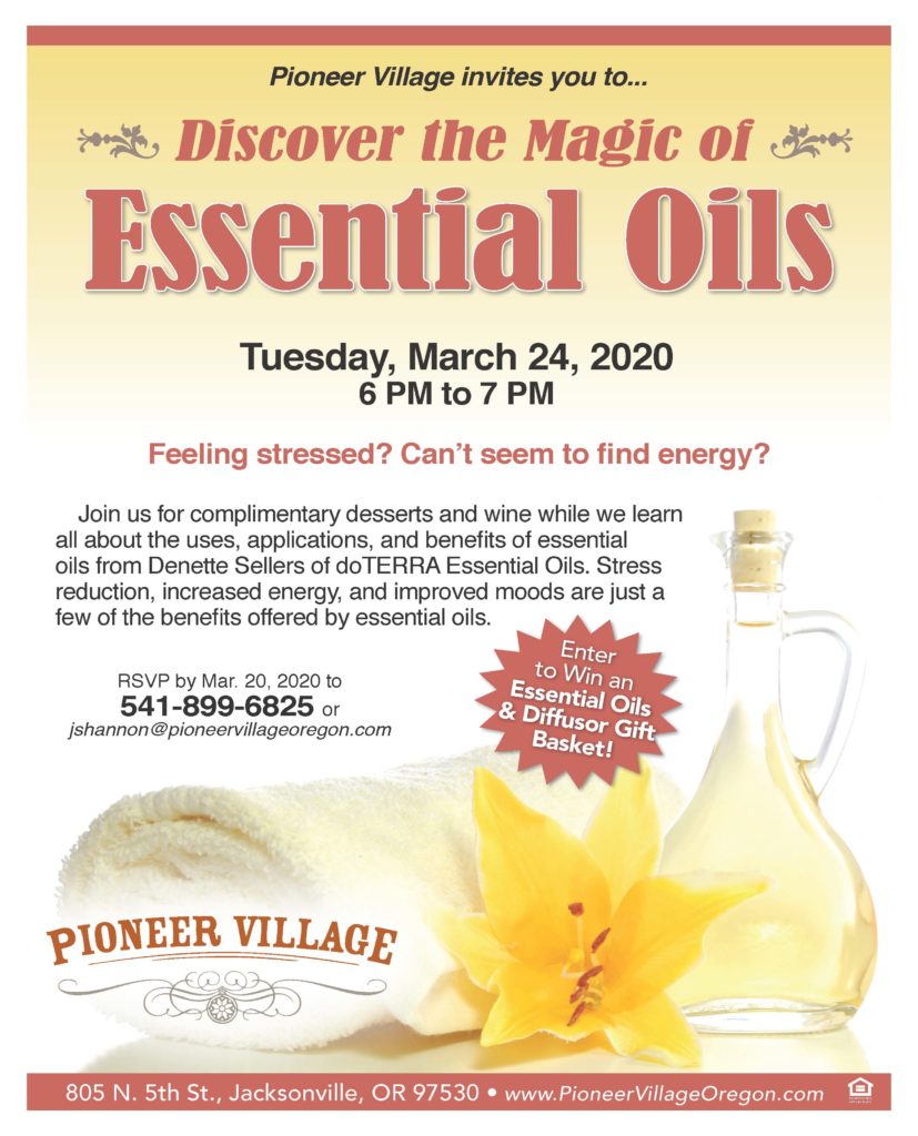 PV Essential Oils Flyer - Retirement Connection
